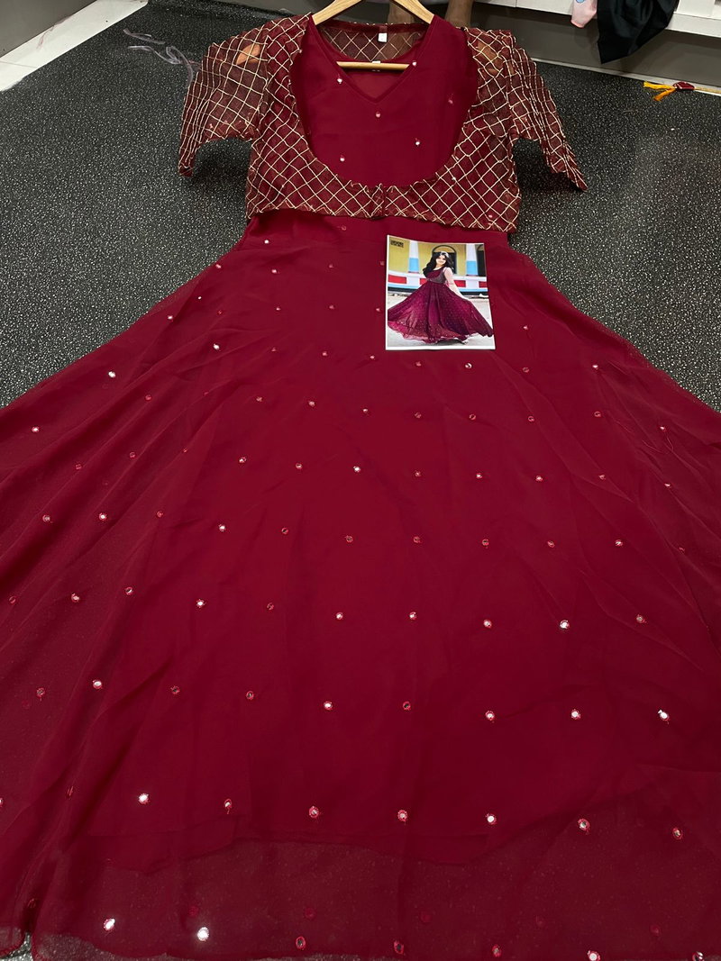 Designer Festival Special Gown With Koti Catalog - The Ethnic World