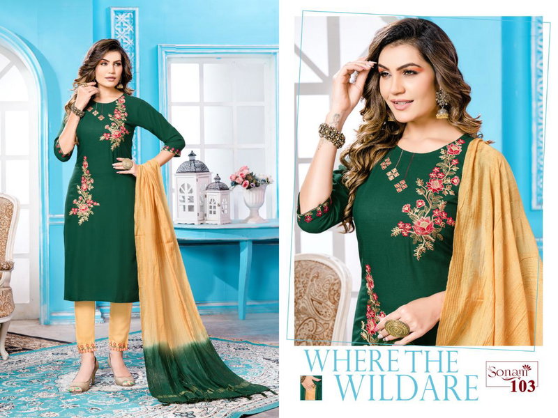 New Riyaa Sonam 1 Fancy Daily Wear Readymade Suit Latest Collection ...