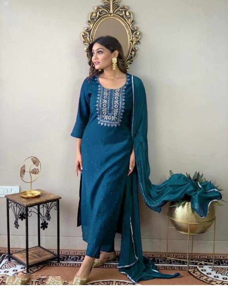 Jalak Straight Cut Rayon Readymade Suits Catalog - The Ethnic World