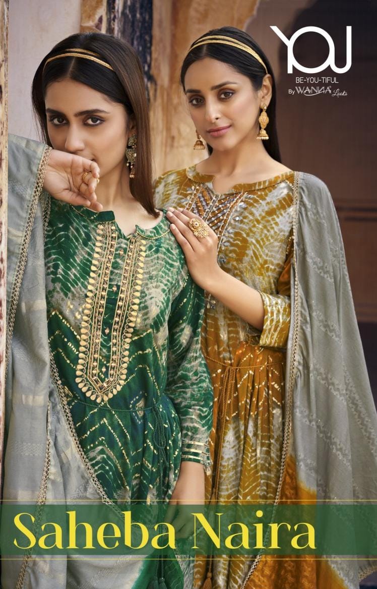 Saheba Naira By Wanna 4001-4004 Readtmade Salwar Suits Catalog - The ...
