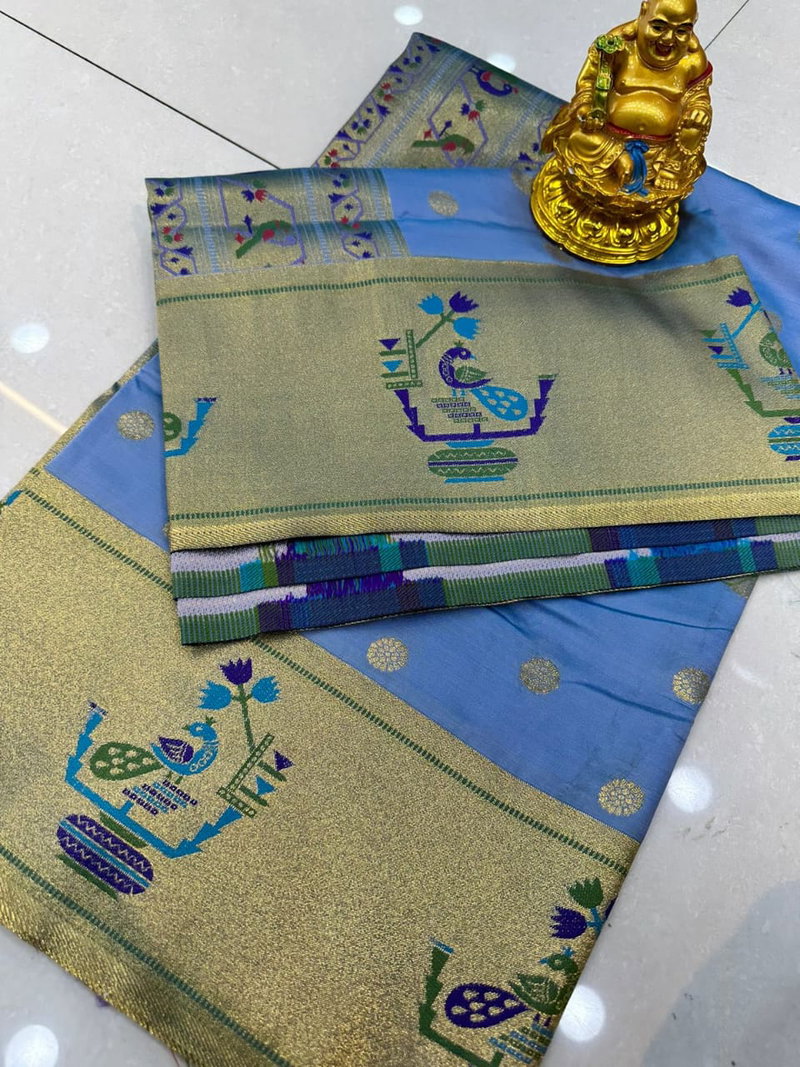 Mor Bangadi Paithani 2 Pure Silk Wedding Sarees Catalog - The Ethnic World