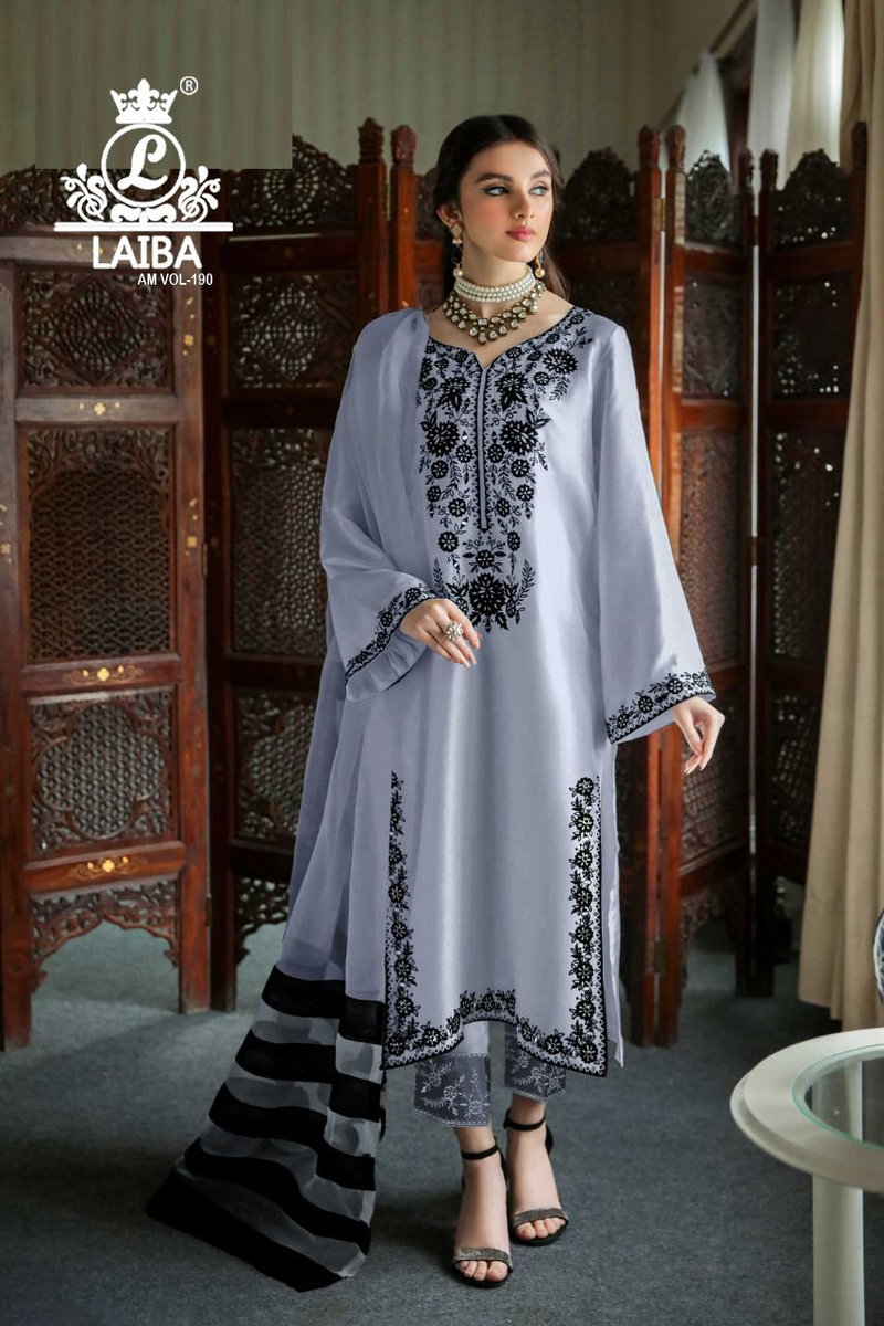 Vol 190 By Laiba Am Ready Made Pakistani Suits Catalog - The Ethnic World