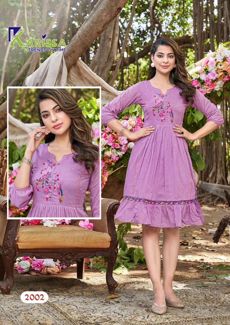 Piu By Karissa 2001-2006 Party Wear Kurtis Catalog - The Ethnic World
