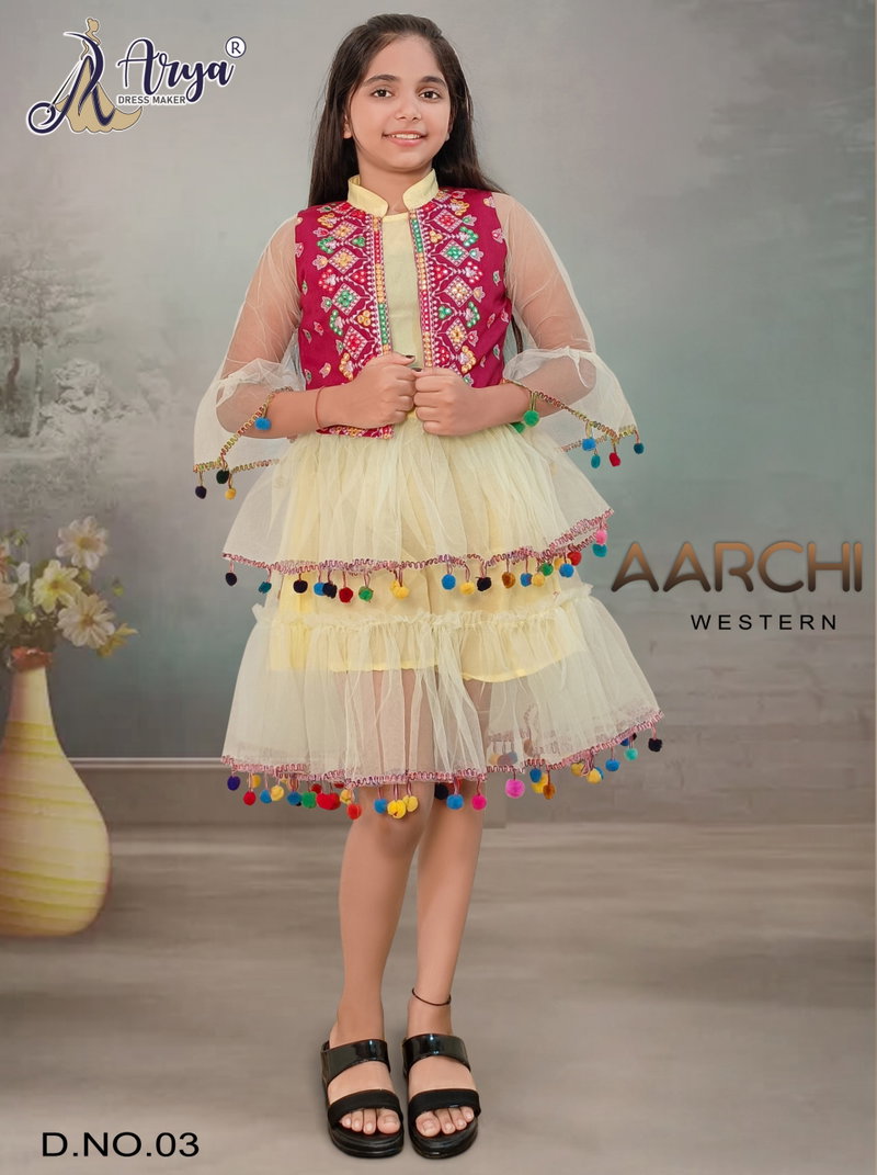 Aarchi By Arya Girls Festive Wear Kids Catalog - The Ethnic World