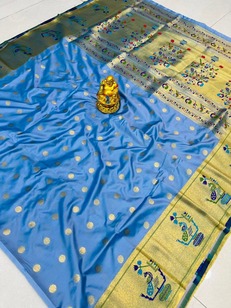 Mor Bangadi Paithani 2 Pure Silk Wedding Sarees Catalog - The Ethnic World