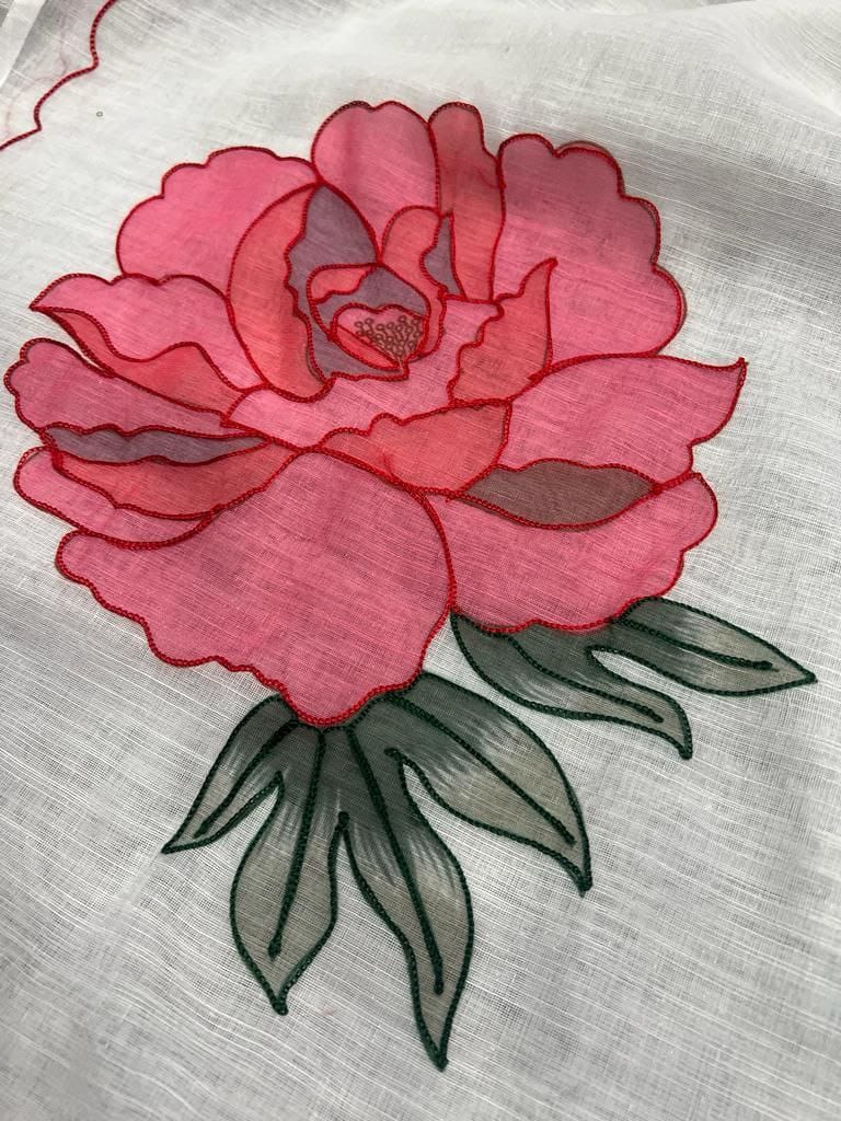 MG 360 Plain Linen Printed Saree Suppliers In India - The Ethnic World
