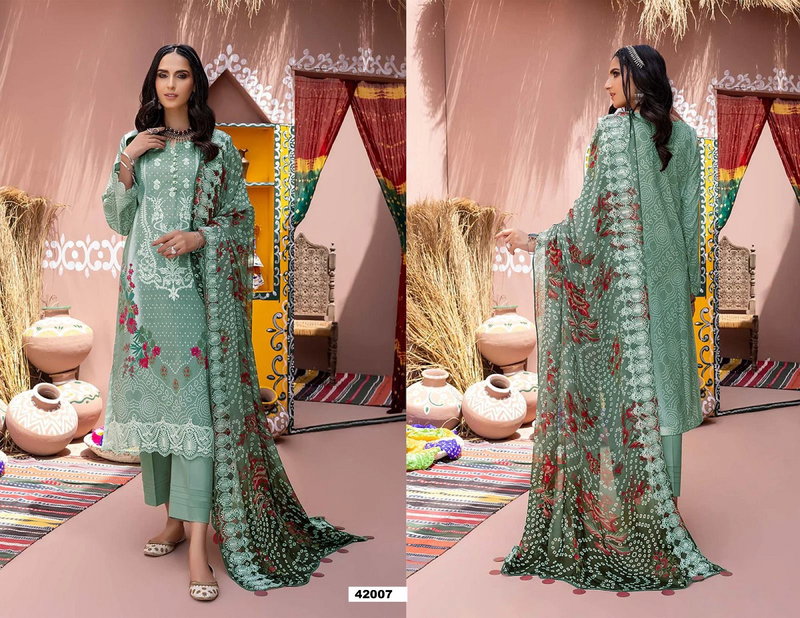 Razia Sultan Vol 42 By Apana Cotton Pakistani Salwar Suits Catalog ...