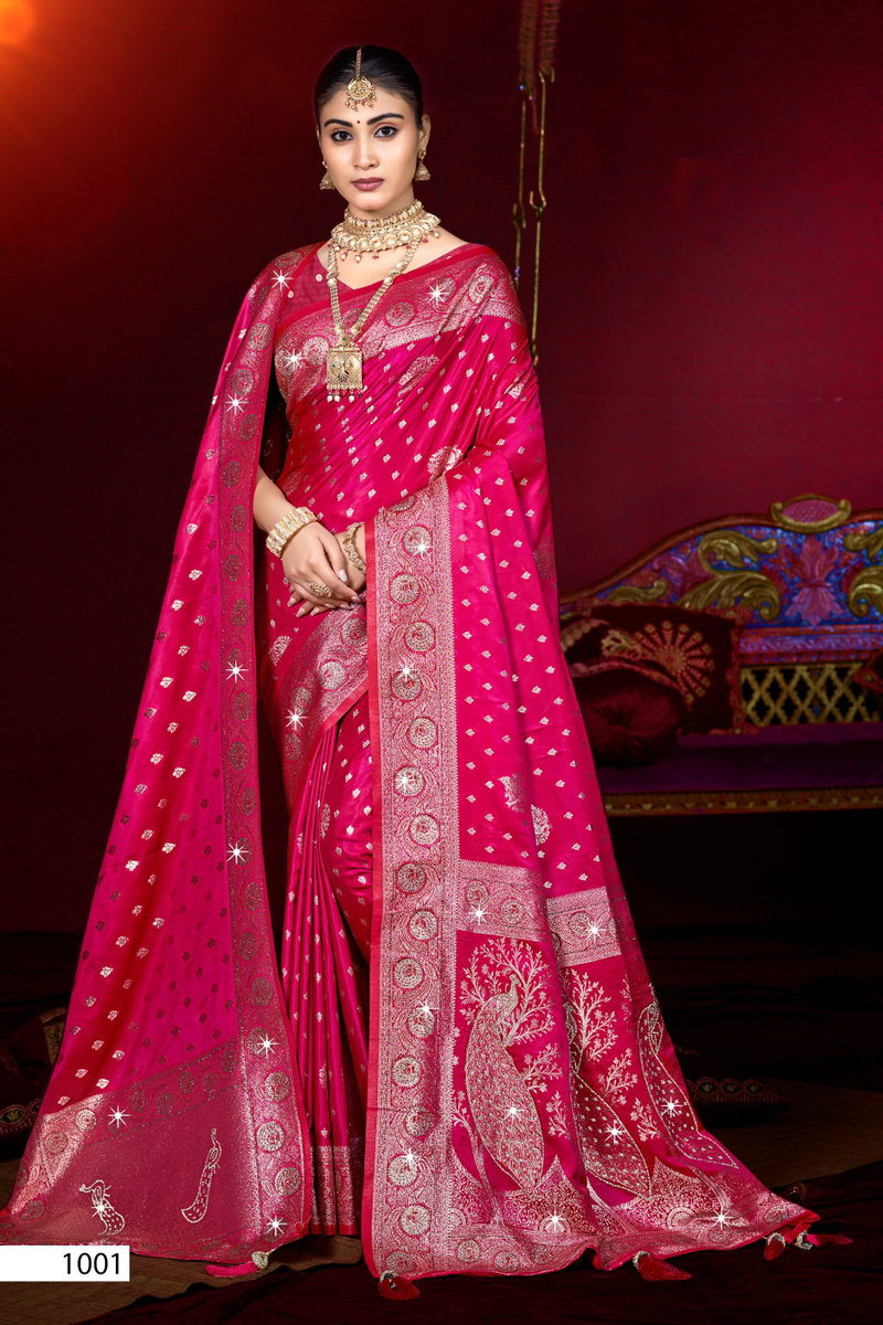 Navrang Satin Saroski Vol 2 By Saroj Satin Silk Bulk Saree Orders In ...