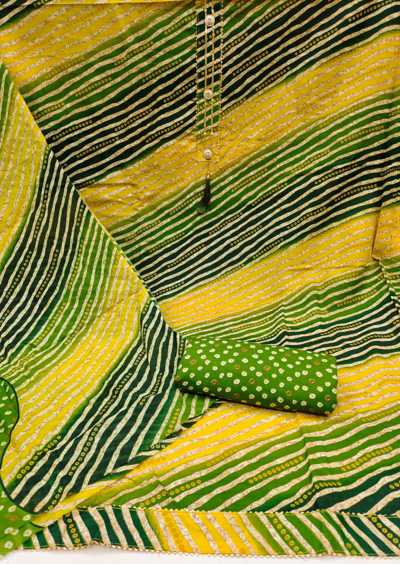 Pacharang Cotton Print Non Catalog Dress Material - The Ethnic World