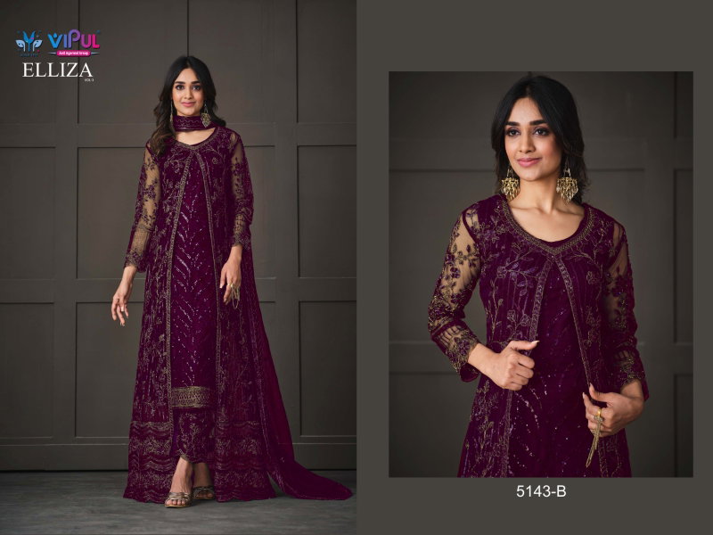 Elliza By Vipul Designer Salwar Suits Catalog - The Ethnic World