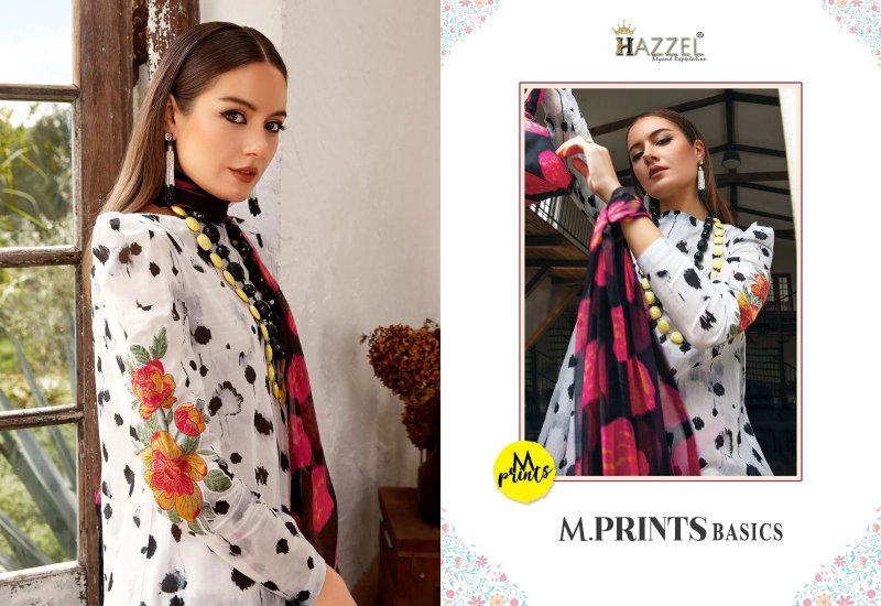 M Prints Basics By Hazzel Cotton Pakistani Suits Catalog - The Ethnic World