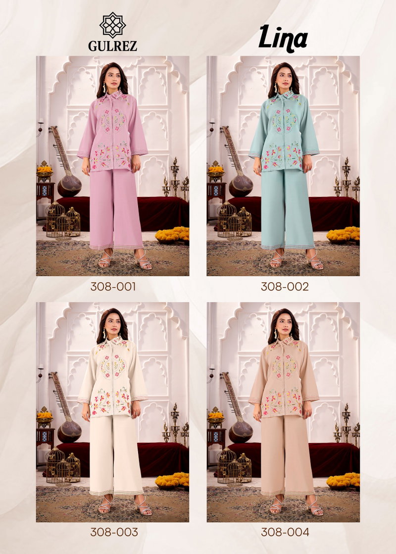 Lina By Gulrez Roman Silk Embroidery Kurti With Bottom Wholesale Online ...