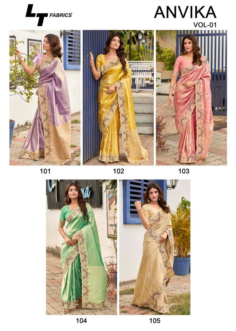 Anvika By Lt Heavy Work Saree Wholesale Suppliers In Mumbai - The ...