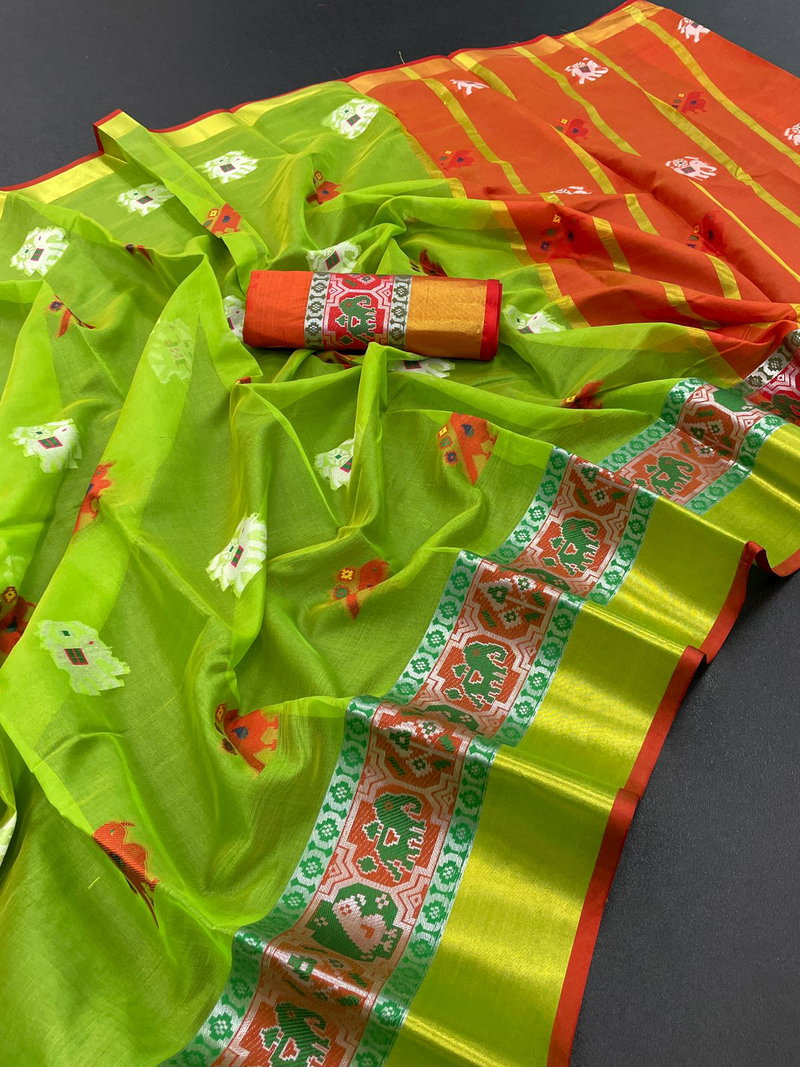 Aab Kocham Palli Designer Non Catalog Sarees - The Ethnic World