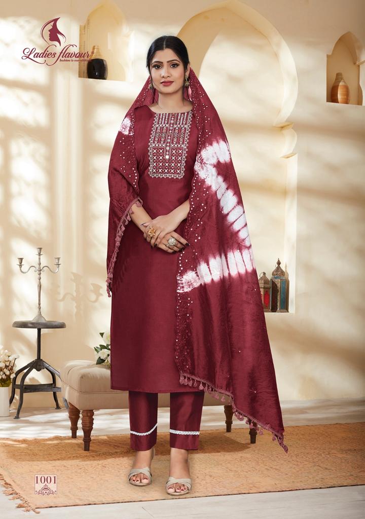 Fab Firki Chanderi Designer Suit Catalog - The Ethnic World