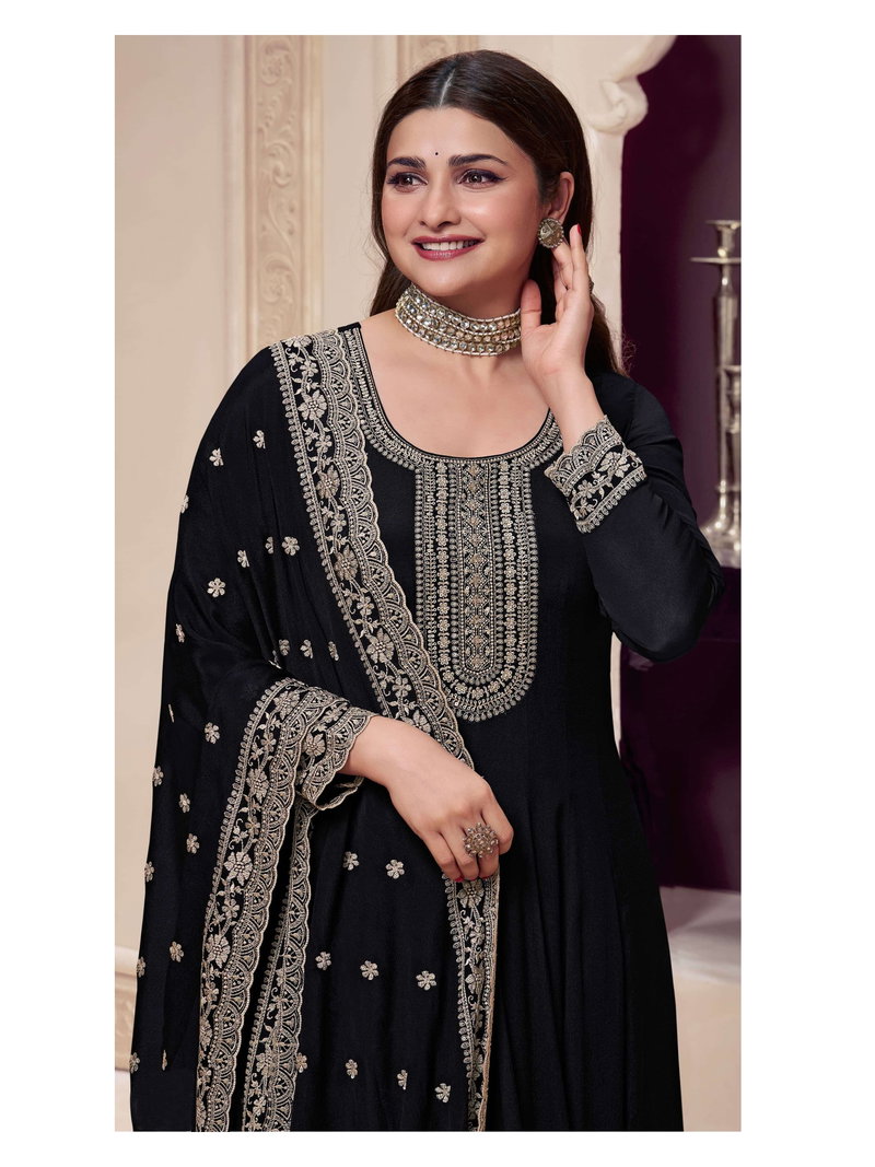 Blaze By Vinay Kuleesh Chinon Designer Salwar Suit Bulk Orders In India ...