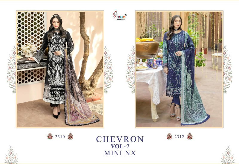 Shree Chevron 7 Mini Nx Fancy Ethnic Wear Heavy Pakistani Salwar Suits ...
