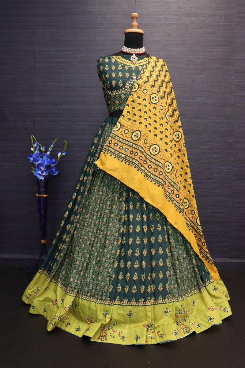 VC 25 Muslin Cotton Printed Lehenga Choli Catalog - The Ethnic World