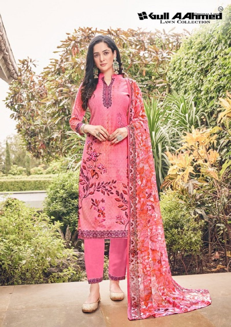 Gull Aahmed Noor Vol 1 Karachi Cotton Dress Material Catalog - The ...