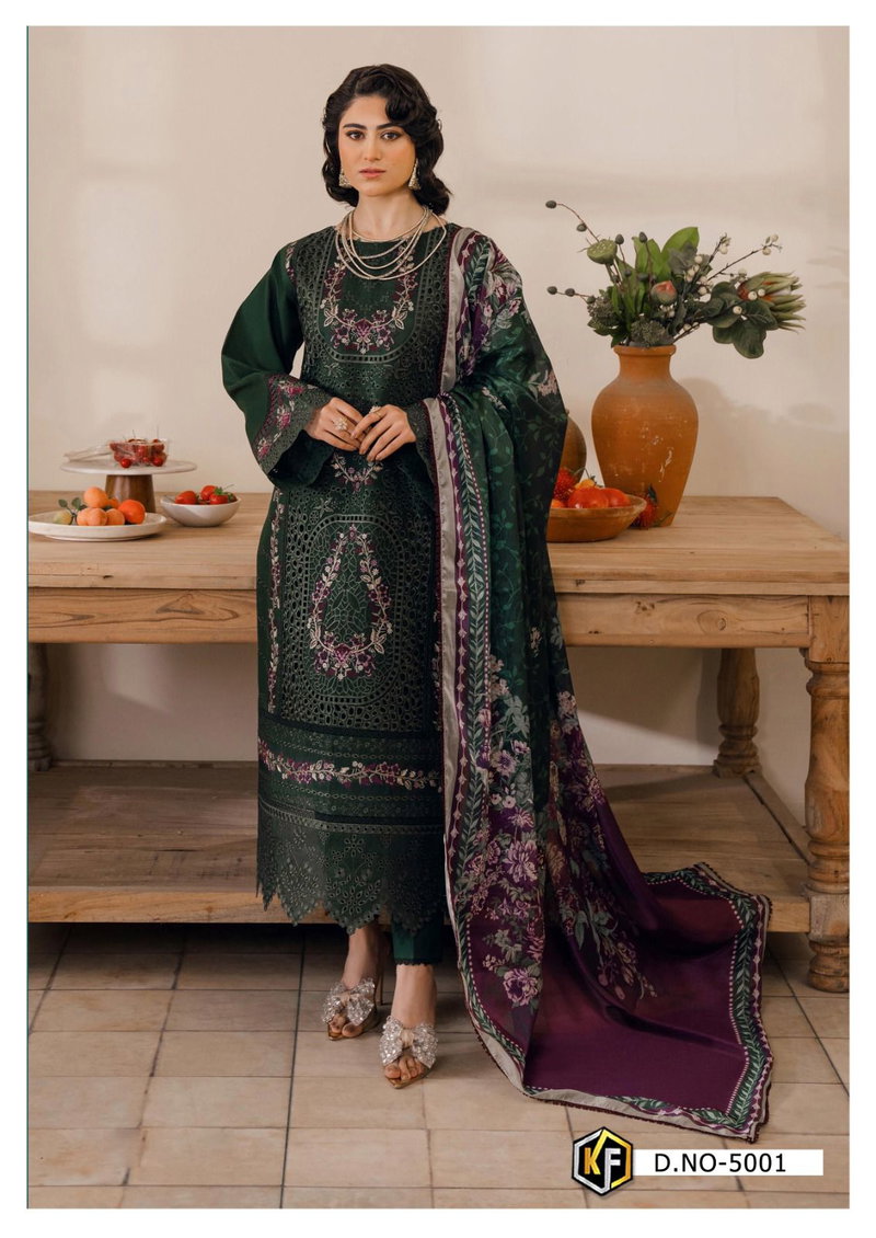 Soha Nazir Vol 5 By Keval Printed Cotton Pakistani Dress Material ...