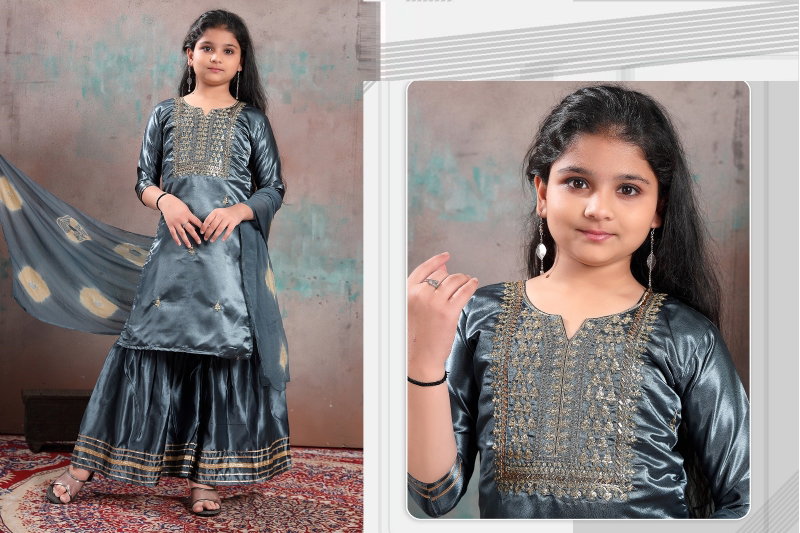 Natu Natu 8115 Kids Readymade Girls Wear Catalog - The Ethnic World