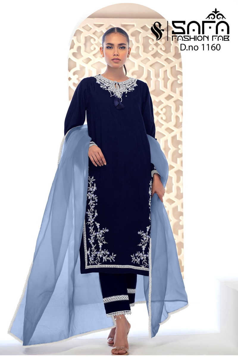 Safa Fashion 1160 Pakistani Readymade Suits Catalog - The Ethnic World