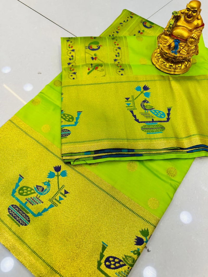 Mor Bangadi Paithani 2 Pure Silk Wedding Sarees Catalog - The Ethnic World