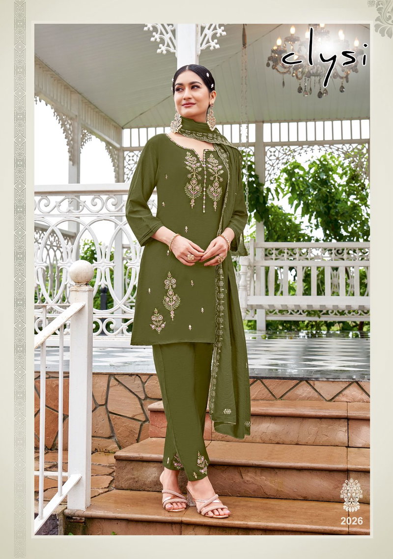 Myraah by Clysi Gadhval Khati Work Kurti Bottom With Dupatta Wholesale ...