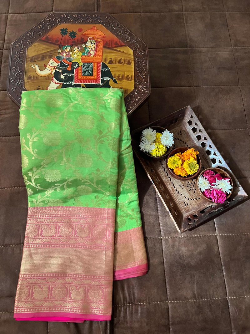 KA 3010 Kanjivaram Silk Designer Sarees Wholesale Clothing Suppliers In ...