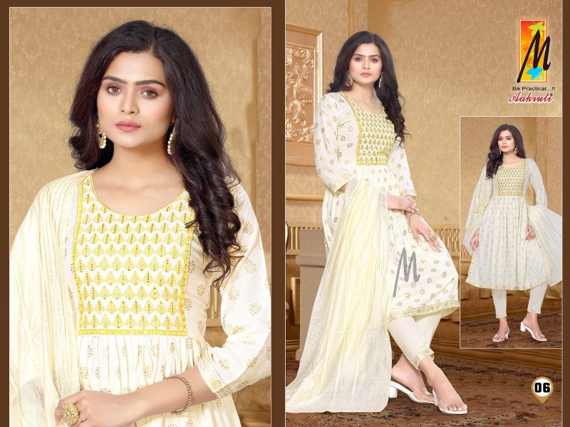Aakruti By Master Readymade Printed Suits Catalog - The Ethnic World
