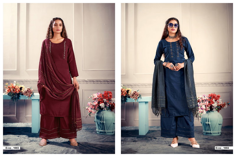 Jinesh Nx Aafreen Parampara Ethnic Wear Wholesale Kurti with Bottom ...