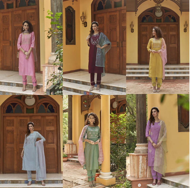Akashara Vol 4 Heavy Readymade Suits Catalog - The Ethnic World