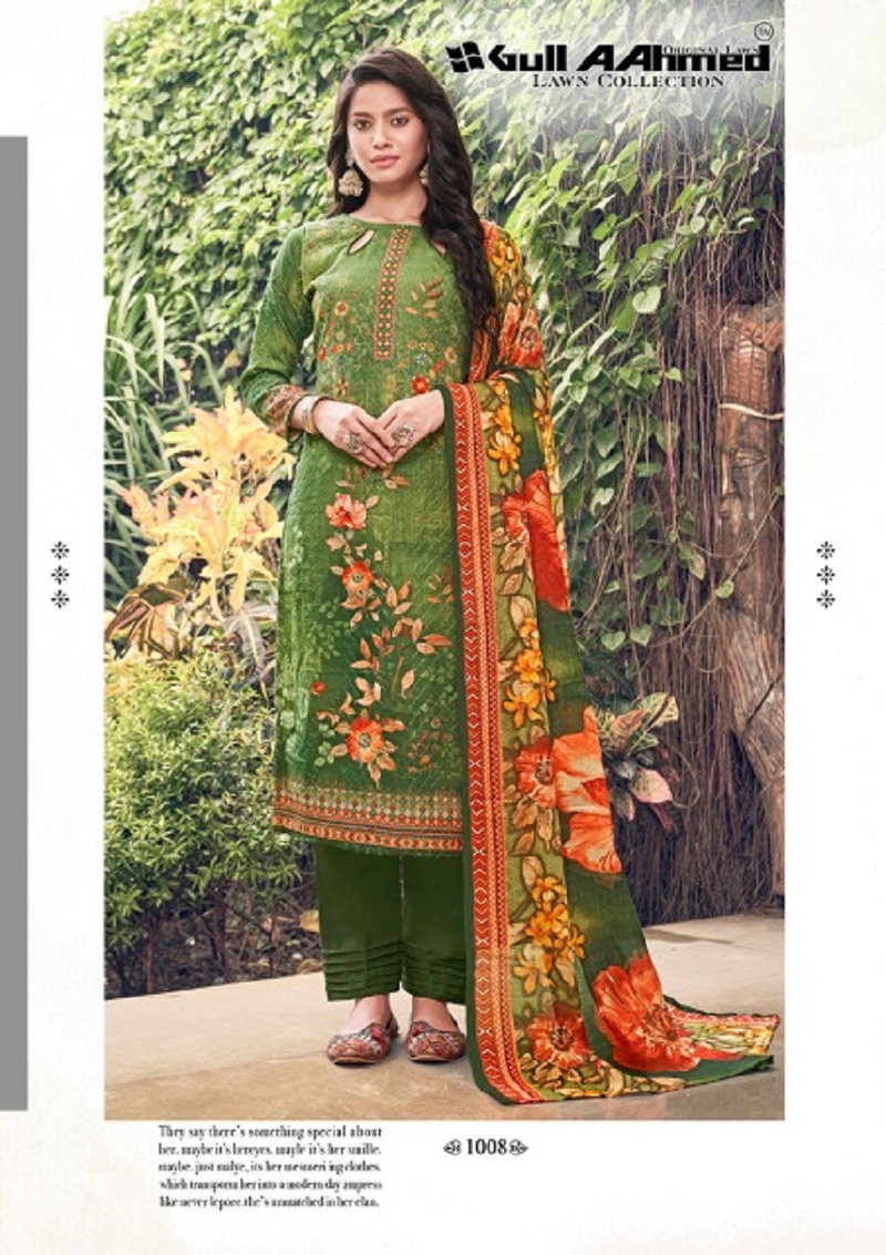 Gull Aahmed Noor Vol 1 Karachi Cotton Dress Material Catalog - The ...