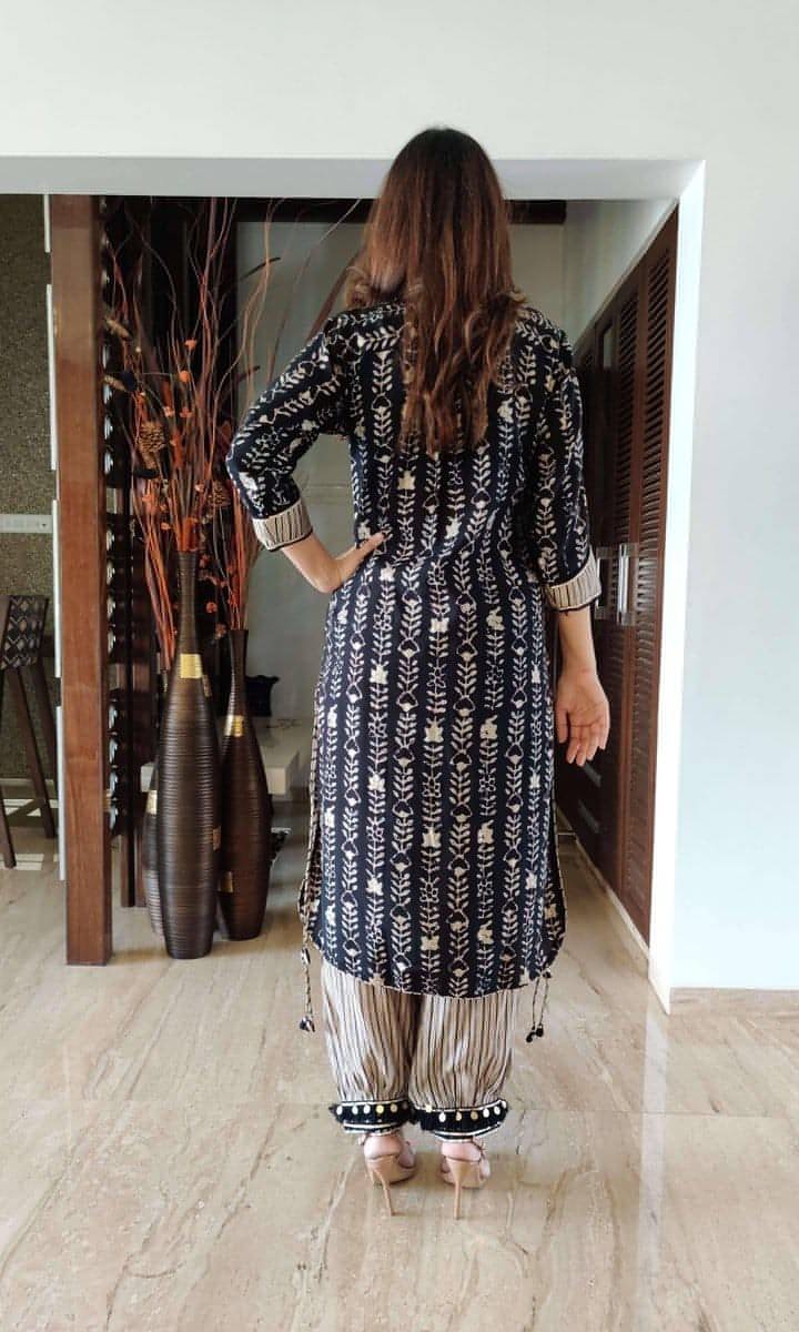 Pathani Set Fancy Stylish Kurtis With Bottom Catalog - The Ethnic World