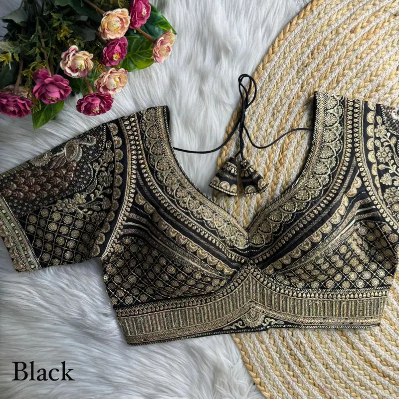 Fancy Designer Pure Soft Roman Silk Blouses Bulk Orders In India - The ...