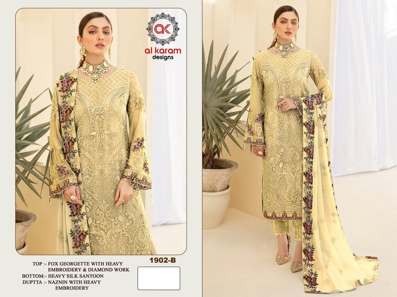 Al Karam 1902 Master Color Pakistani Suits Catalog - The Ethnic World