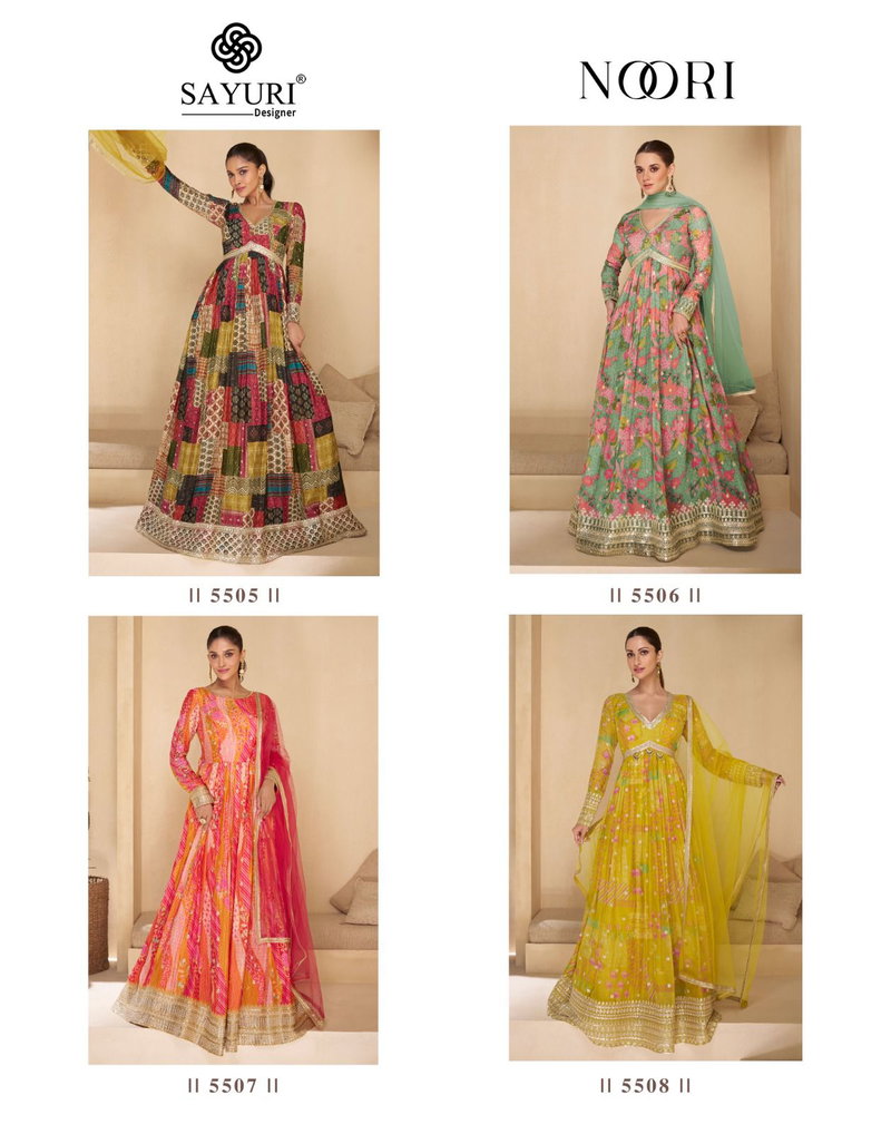 Noori By Sayuri Georgette Designer Readymade Suits Suppliers In India ...